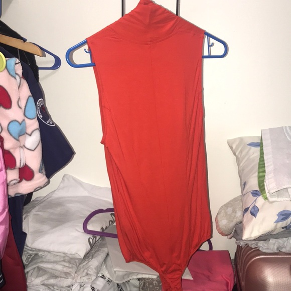bebe | Tops | Bebe Red Bodysuit | Poshmark